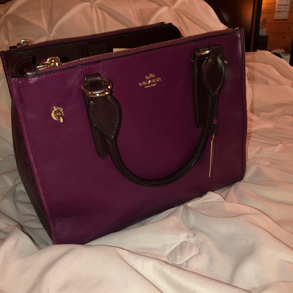 Coach | Bags | Purple Coach Purse | Poshmark